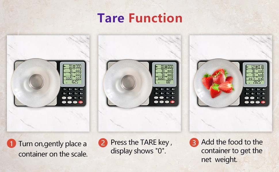 Nutrition Food Scale - Accurate Weighing for Weight Loss