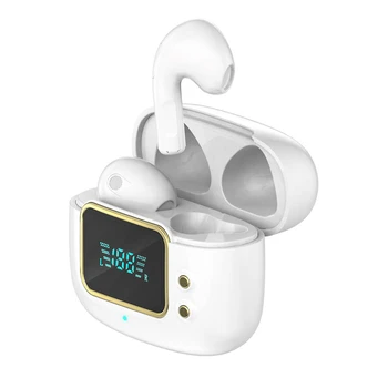 Custom Logo Tws True Wireless Earbuds Led Display Low Latency Gaming ...