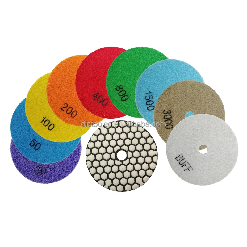 SHDIATOOL Diamond Polishing Pads - High Quality & Durability