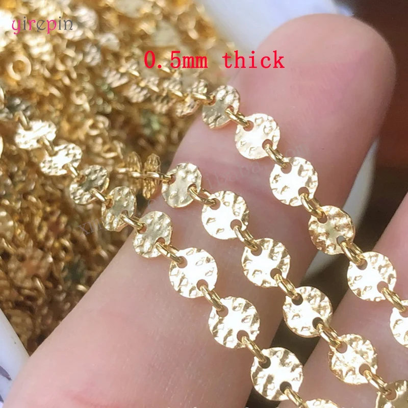 Real 14K Gold Filled Cuban Chain Permanent Jewelry Chains 2.9mm Gold ...