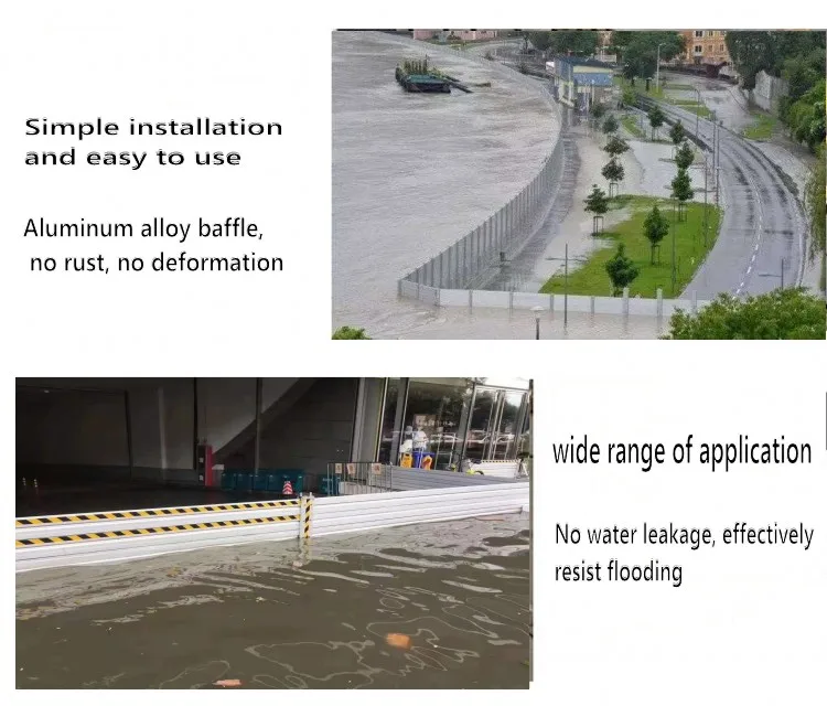 Customized Reflective Aluminum Flood Barrier for Doors & Water Safety ODM