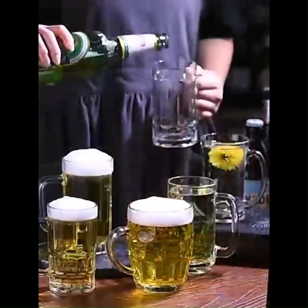 Swirling Pilsner Custom Metal Logo Gold Rim Glass Germany Swirl Pislner ...