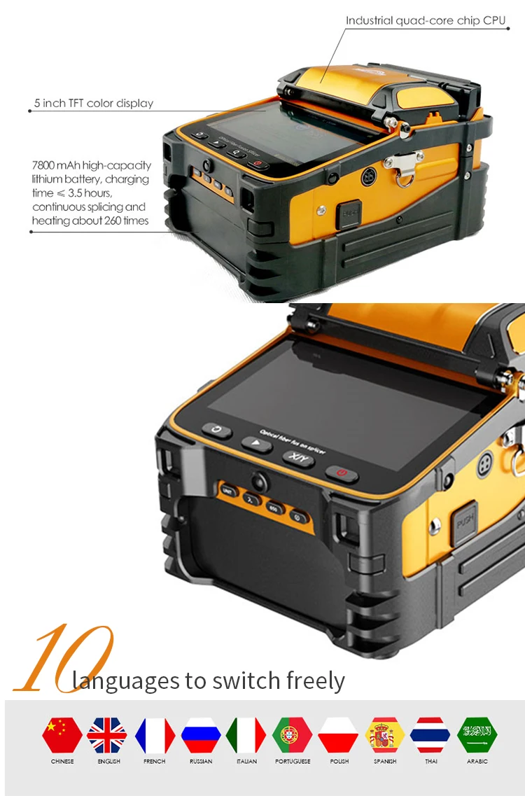 Ai-9 Fusion Welding Machine 15 Seconds Fast Heating 5 Inch Display 6 ...