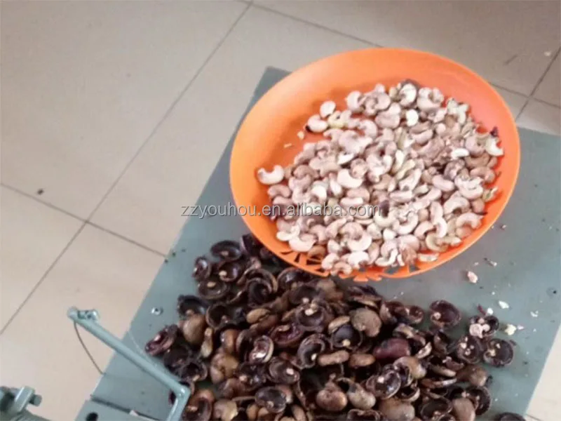 Small Cashew Nut Skin Peeling Machine Cracking Cashew Nuts Tool Machine ...