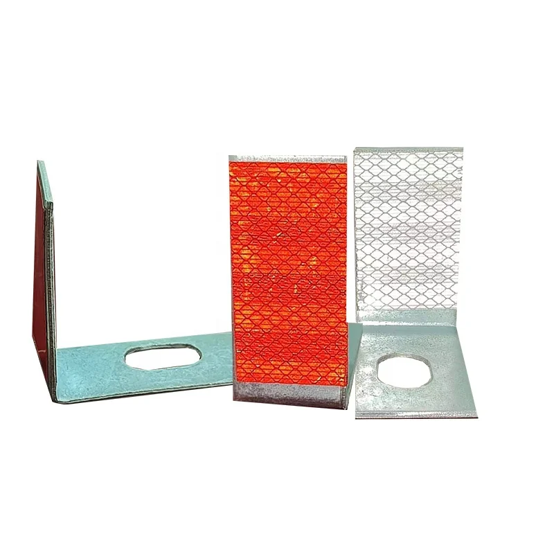 L shape Reflective Guardrail Delineator traffic Barrier Reflector ...