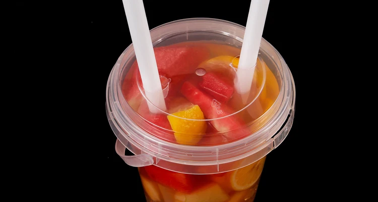 Yicheng 1000ml PP Plastic Cups - Ideal for Drinks & More