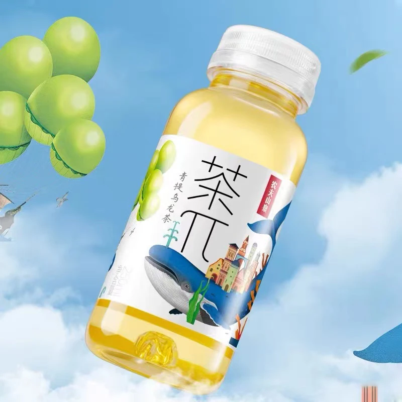 Nongfu Spring 500ml Peach Oolong Lemon Black Tea - Low Calorie Fruity ...
