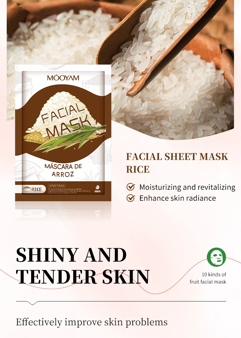 MOOYAM Beauty Moisturizing Fruit Face Mask - Nourishing Skin Care