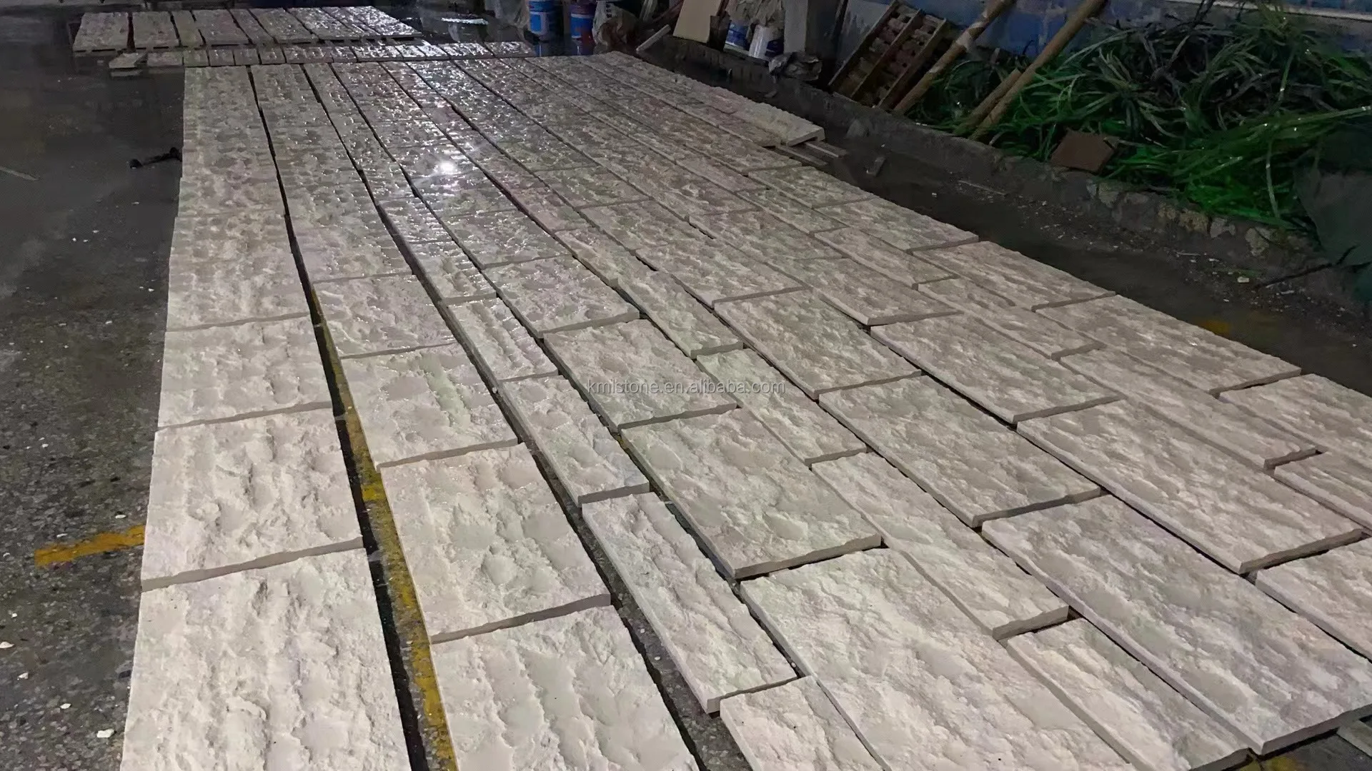 Villa White Stone Tile Modern Exterior Wall Cladding Natural Turkish ...