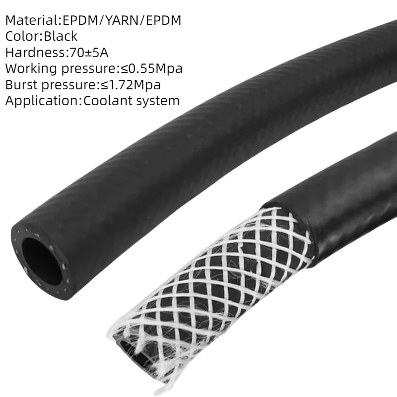 Low Pressure Epdm Rubber Water Tank Hose Car Heater Radiator Rubber ...