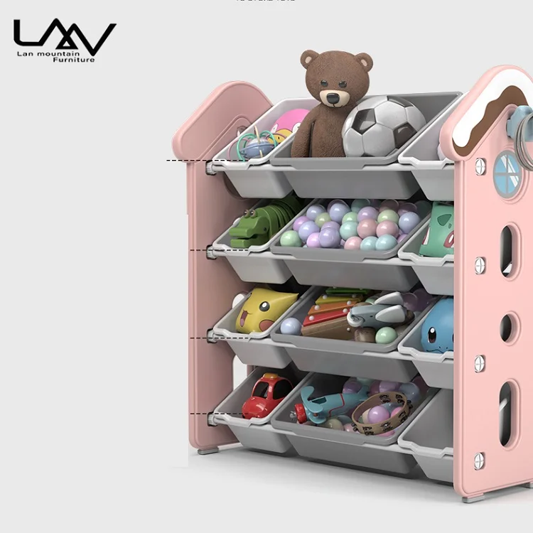 Kindergarten Plastic Children Toy Display Rack Weet House ...