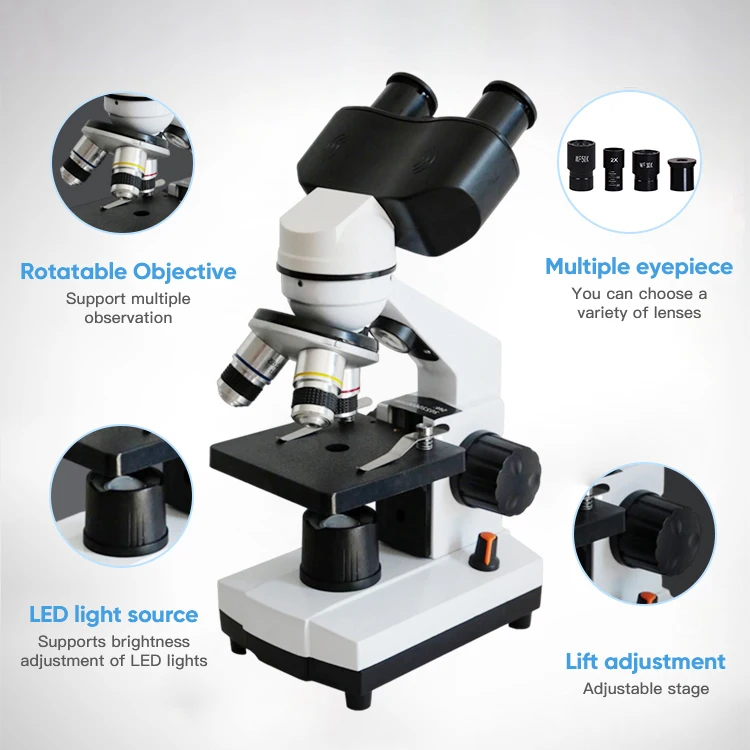 Microscope Optic Instrument Customized Laboratory Microscope Binocular ...