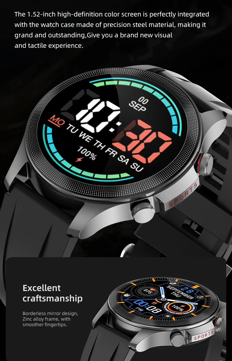 Smart Watches Zw26 Bt Dial Answer Phone Call Feature Watches Android ...