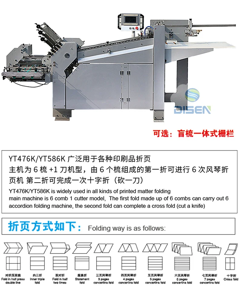 Six Accordion Folder Machinery Printing Leaflet Instructions Brochure 6 ...