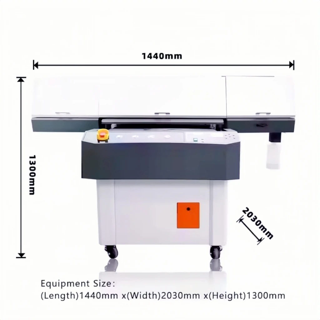 Industrial Grade 9060 UV Flatbed Inkjet Printer with for Epson I3200 ...