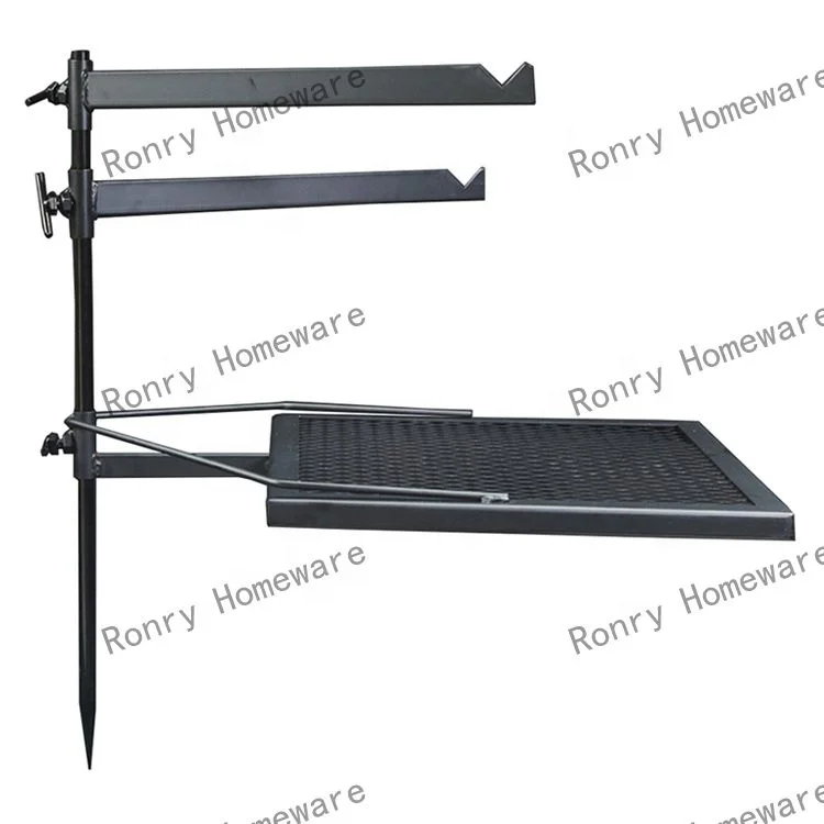 Barbecue Tool Rack Outdoor Campfire Ultralight Titanium Grill Height ...