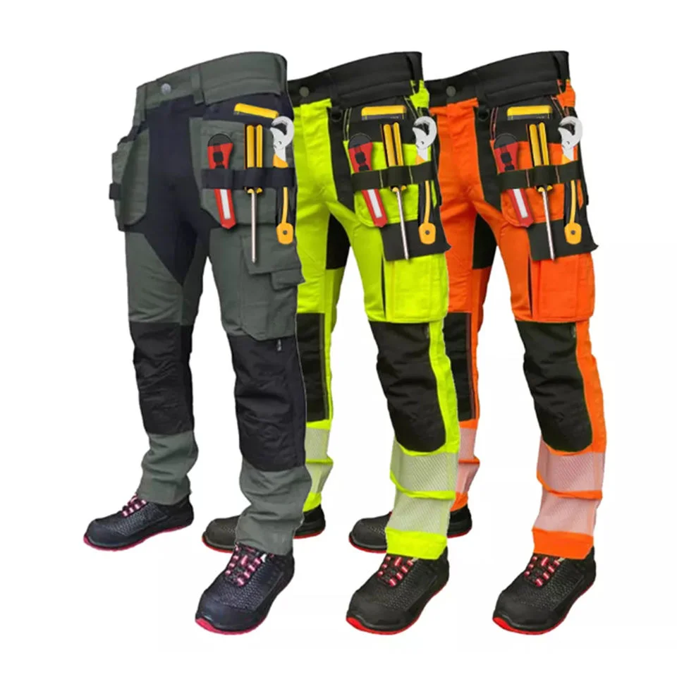 Heavy Duty Tooling Mechanic Multi Pockets Work Pants Work Wear Trousers ...