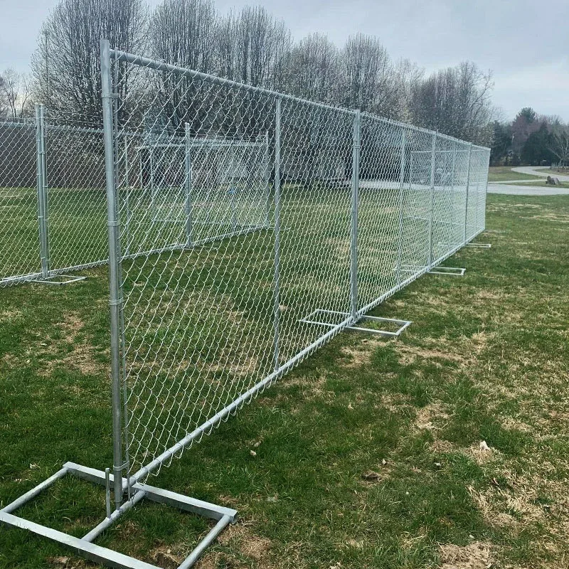 Custom Galvanized 8ft Chain Link Fence Complete Chain Link 50m By 100m ...