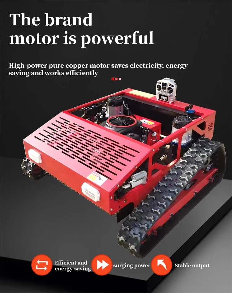 Flail Zero Turn Mower Robot Lawn Mower Robot Remote Control Remote Zero ...