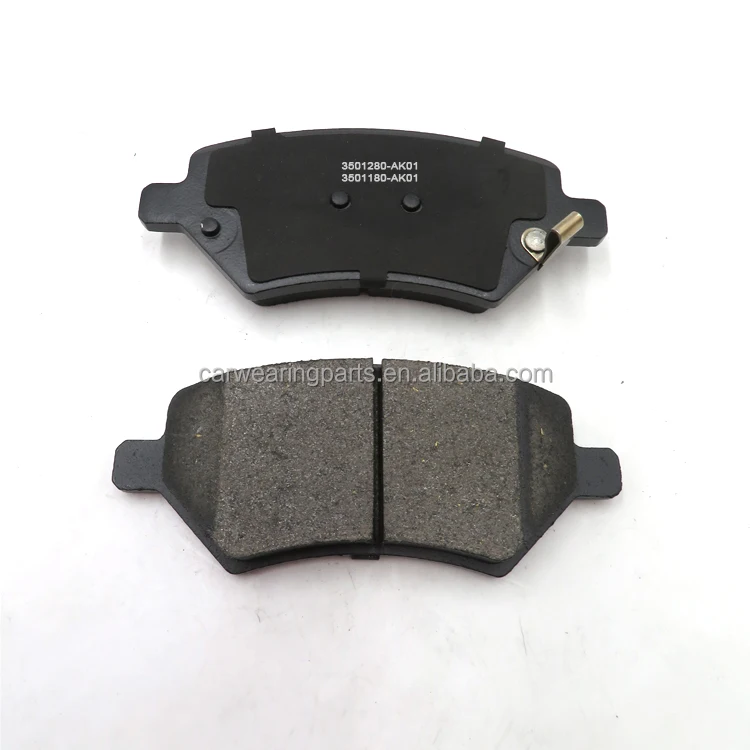 chana alsvin备件长安alsvin配件刹车片OE编号3501280-AK01，3501180-AK01| Alibaba.com