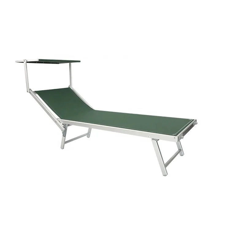 Aluminium Folding Beach Sun Sleeping Bed - Sunlounge AB1002C