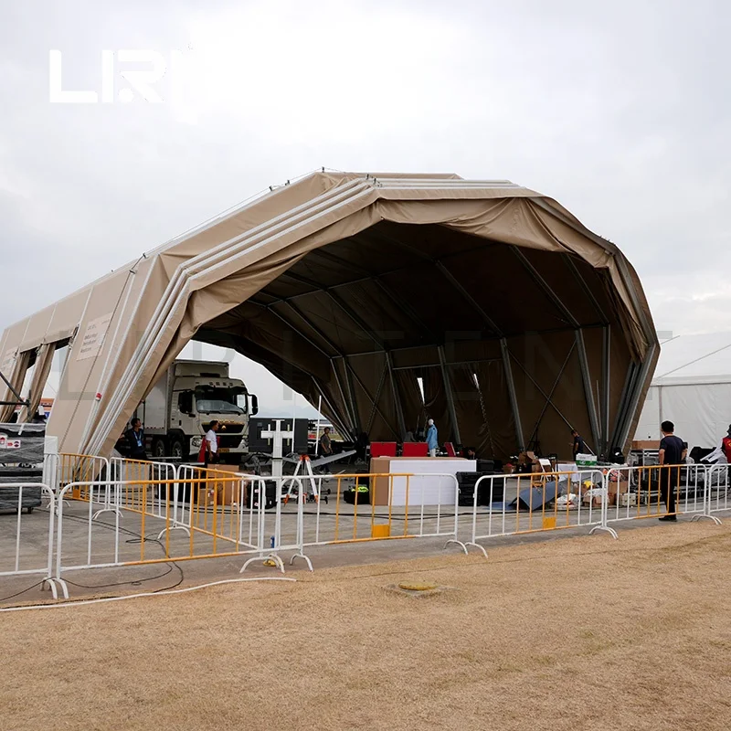 Customized Aviation Aircraft Clam Shell Hangar for Helicopter ...