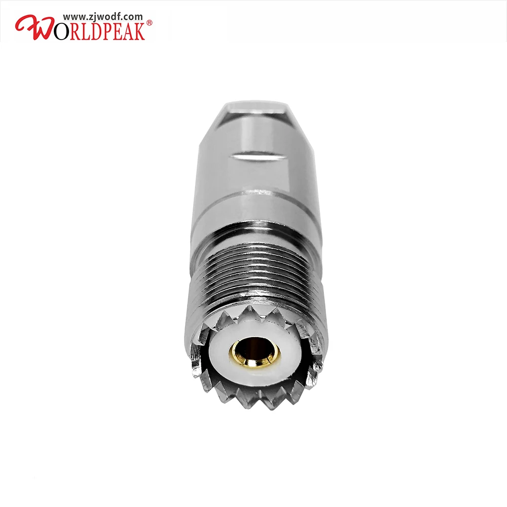 50ohm Rf Crimp Coaxial Cable Connector UHF Female PL259 Plug Electrical ...