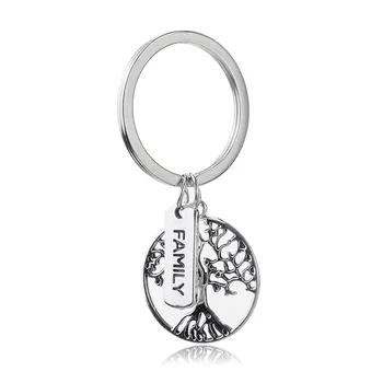 Renhui Palm Tree Of Life Family Tree Keyring Key Ring Custom Metal ...