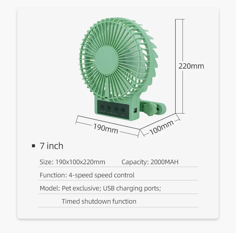 2022 Pet Accessories For Dogs Cats Mini Pet Fan 12 Plastic Ceiling Air ...