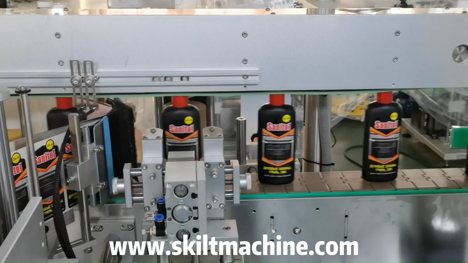 Skilt Auto Detergent Bottle Labeler Laundry Liquid Bottle Adhesive ...