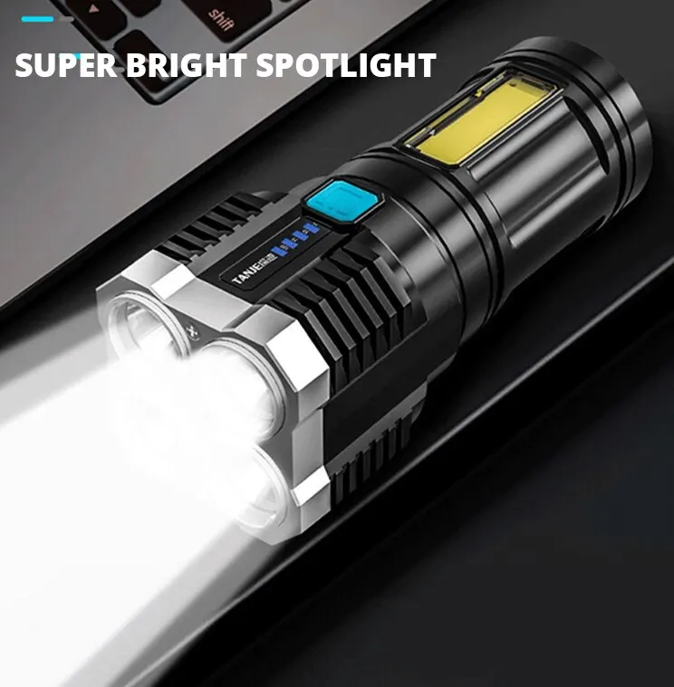 E-SMARTER Zoom Flash Light - 100000 High Power LED Torch
