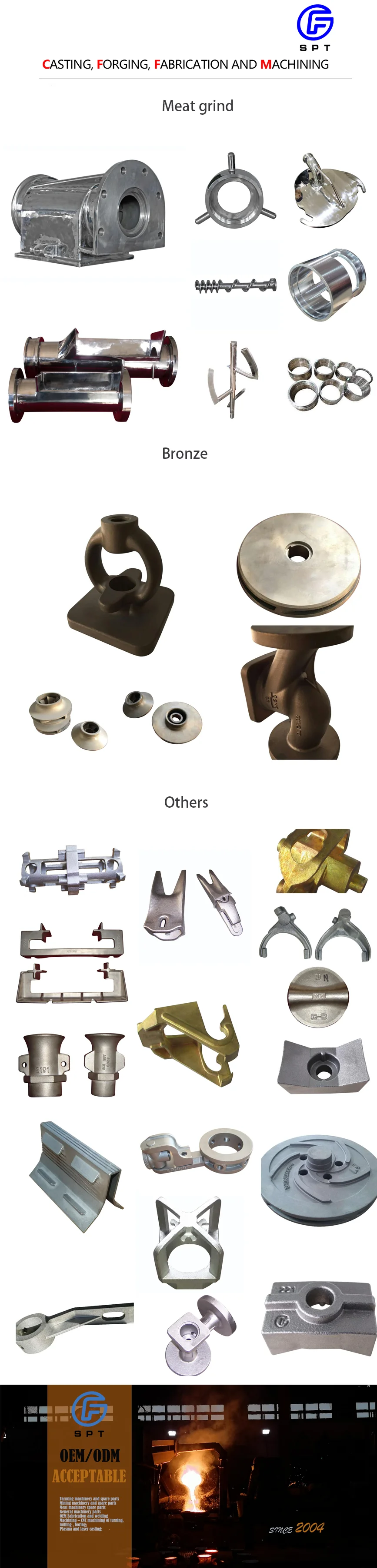 Investment Casting Foundry Cf8 Hinge Assembly Double Half Coupler Clamp ...