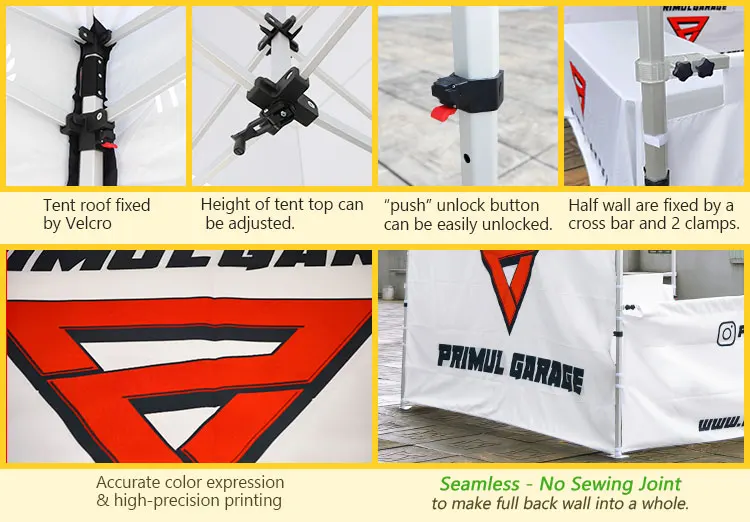 Custom Logo 10x10 Aluminum Alloy Advertising Tent for Outdoor Events ...