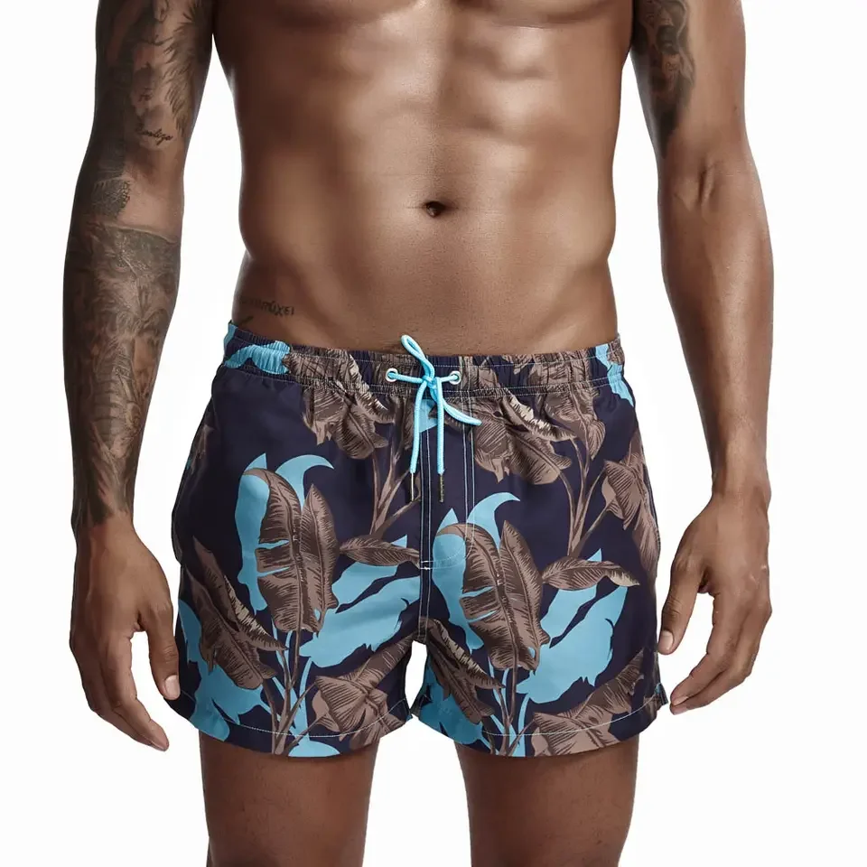 Oem Sportswear Wholesale Adult Swim Trunks Floral Beach Clothes Men ...