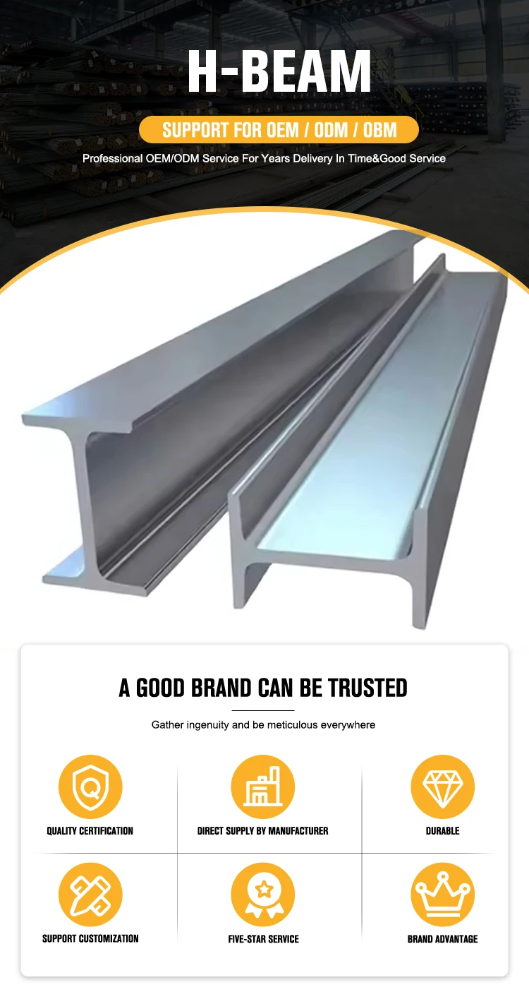 China Structural Standard Size Light H Shape Beam Roof Design Frame ...