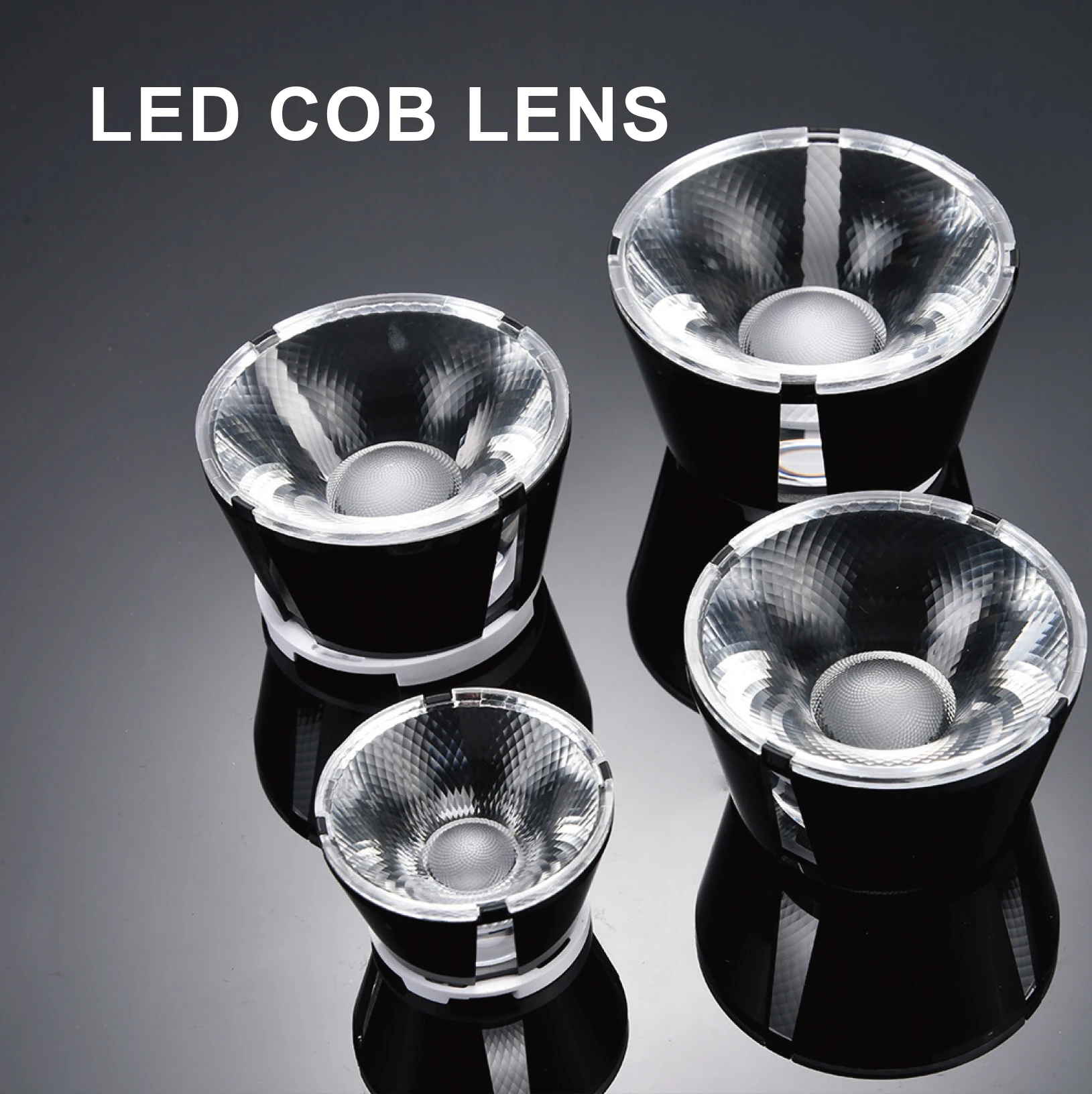 Darkoo Optics Led Len 15 Watt Pc Lens Stand for Led Cob Pmma Led Light ...