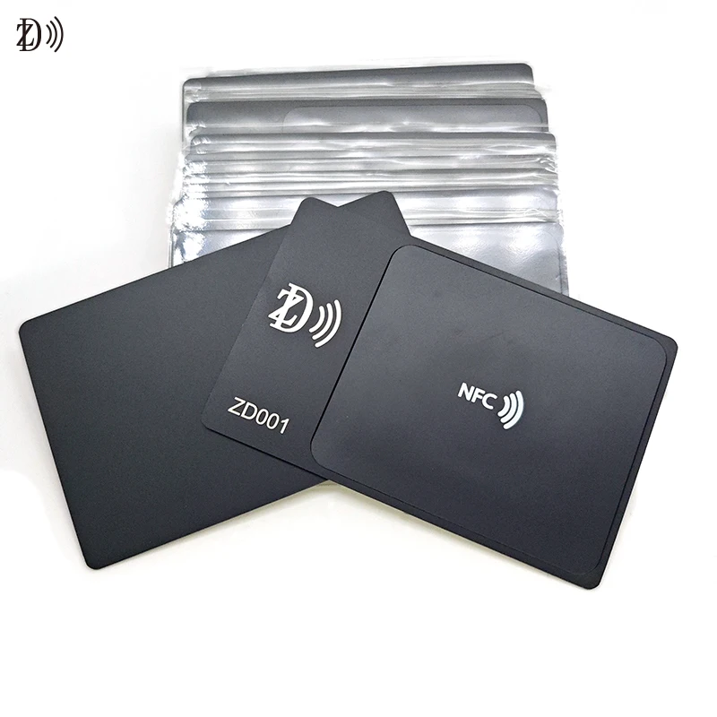 Luxury Metal Nfc Card Rfid Card Laser Printing 13.56mhz Ntag213 Gold ...