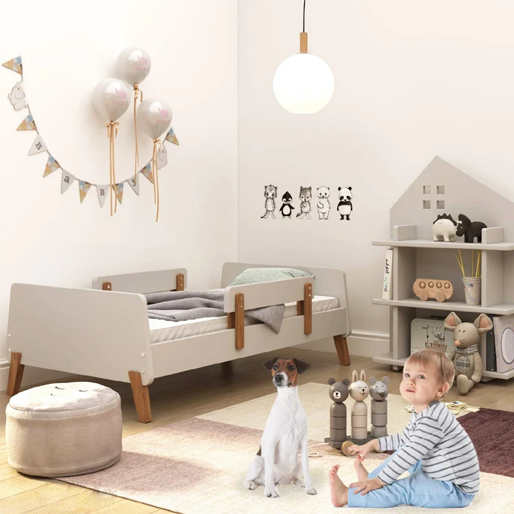 House Bedroom Small Wooden Mdf Single Boys Girls Crib Children Kids ...