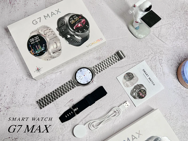 G7 Max 1.53inch Full Touch Round Screen Trendy Smart Watch 2024 Multi ...