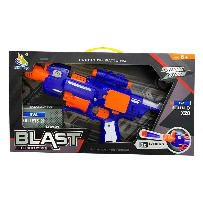 Samtoy B/o Automatic Shooting Blaster Gun Eva Foam Shell Ejection Air ...