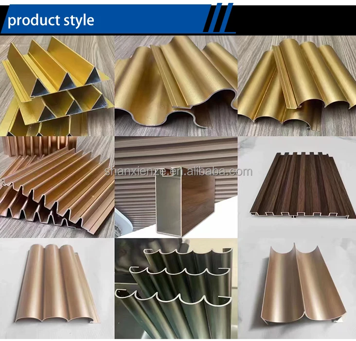 Wood Grain Aluminum Battens for Exterior Facade Cladding