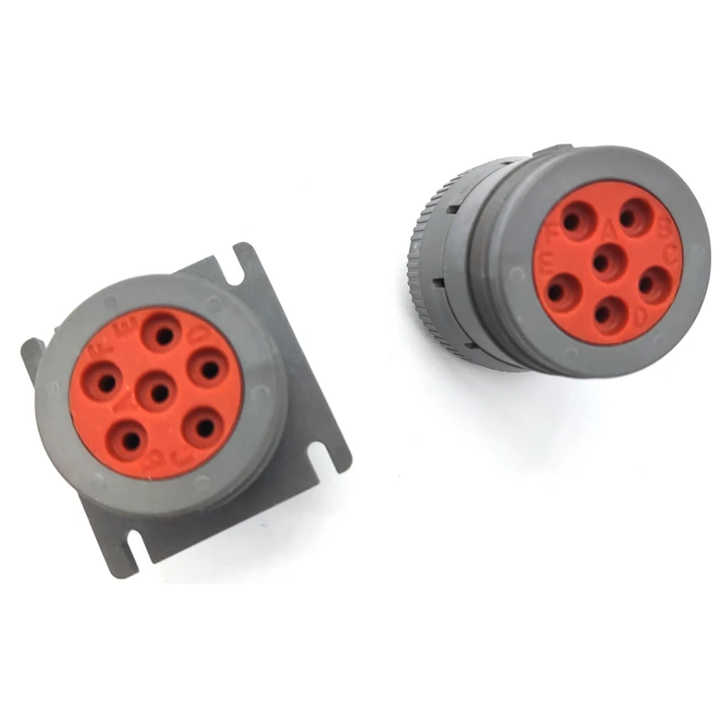 6pin J1708 Plug and 6pin J1708 Receptacle, Male and Female Connector ...
