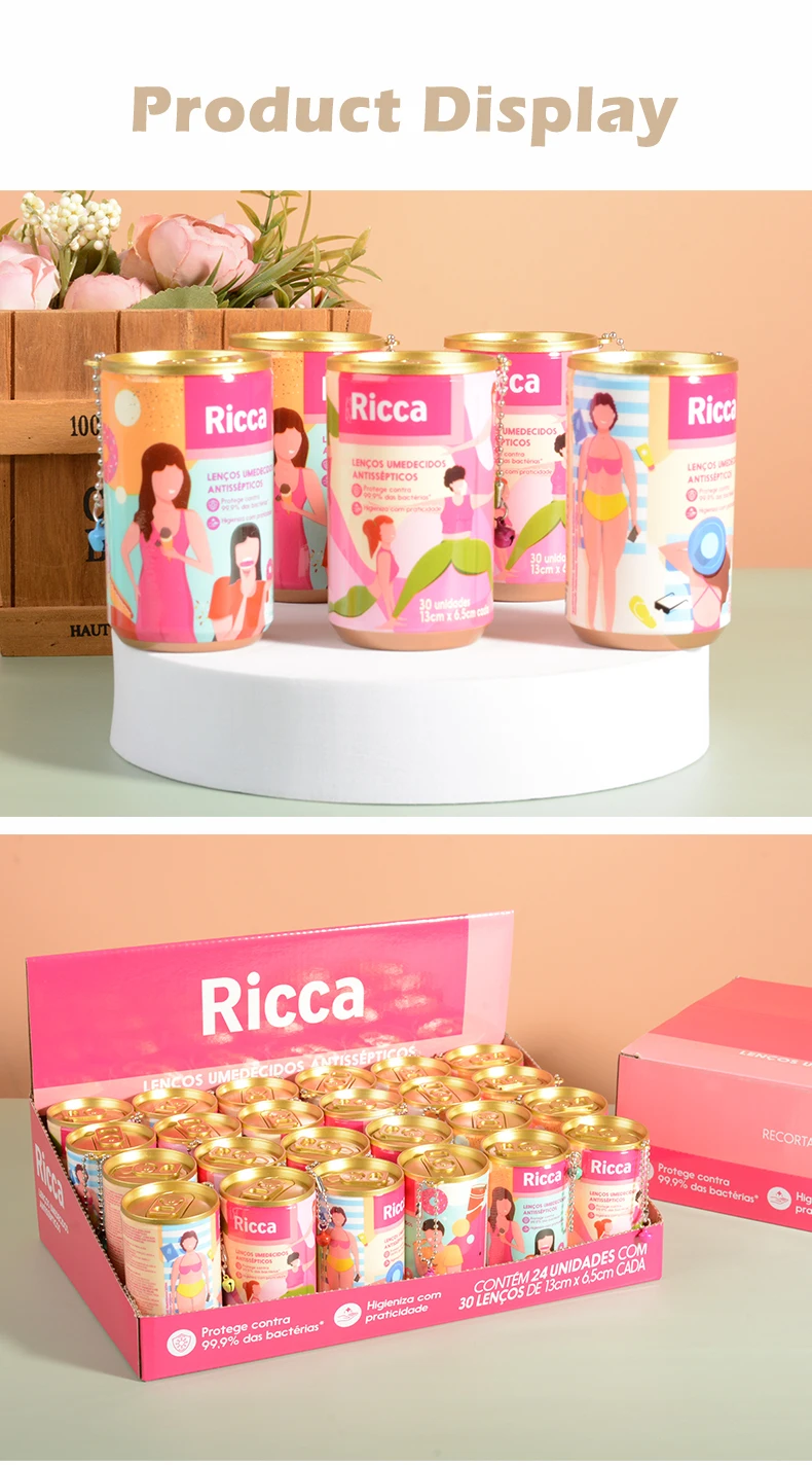 Custom Private Logo Travel Mini Wipes Organic Baby Wipes Reusable ...