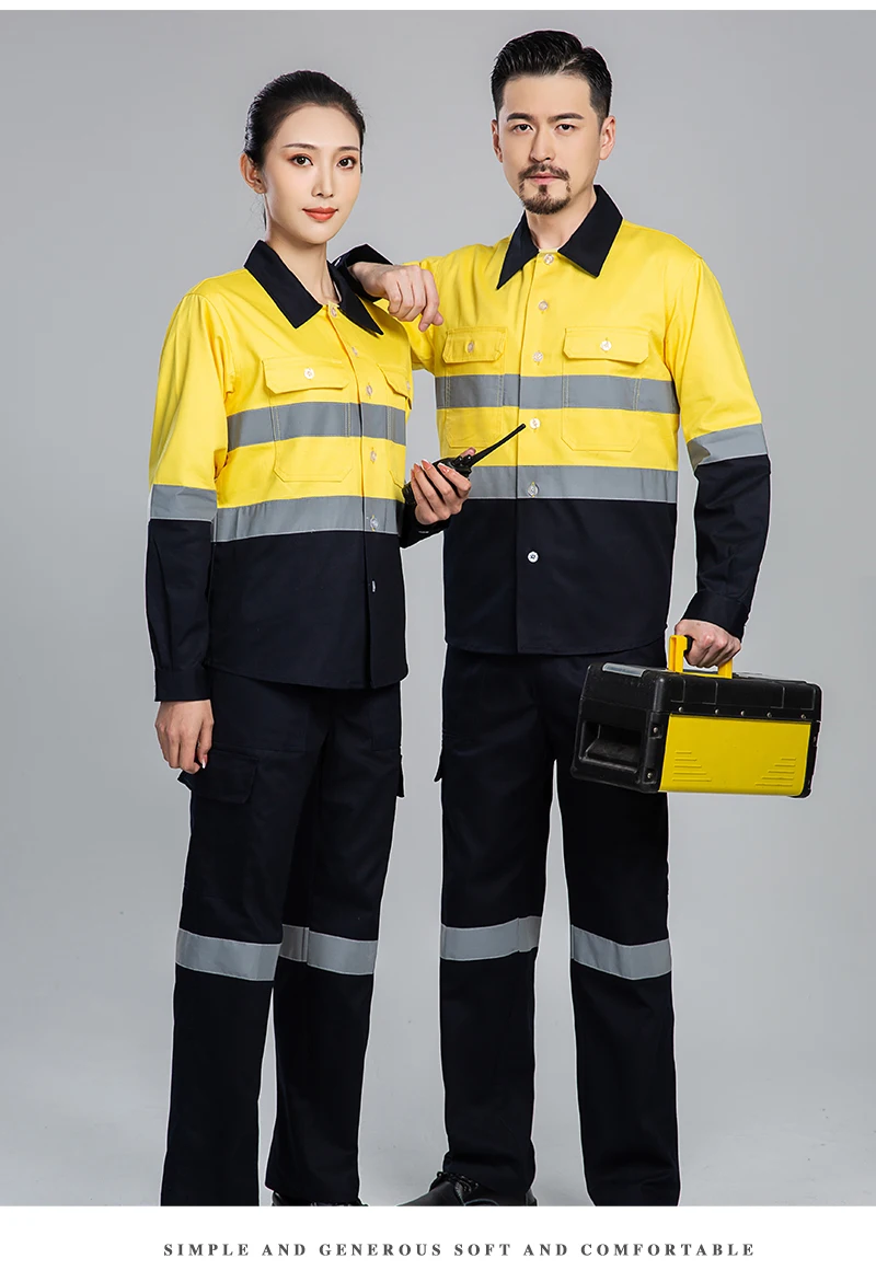 Construction High Hi Vis Workwear Work Clothes Wear Jacket Uniform ...