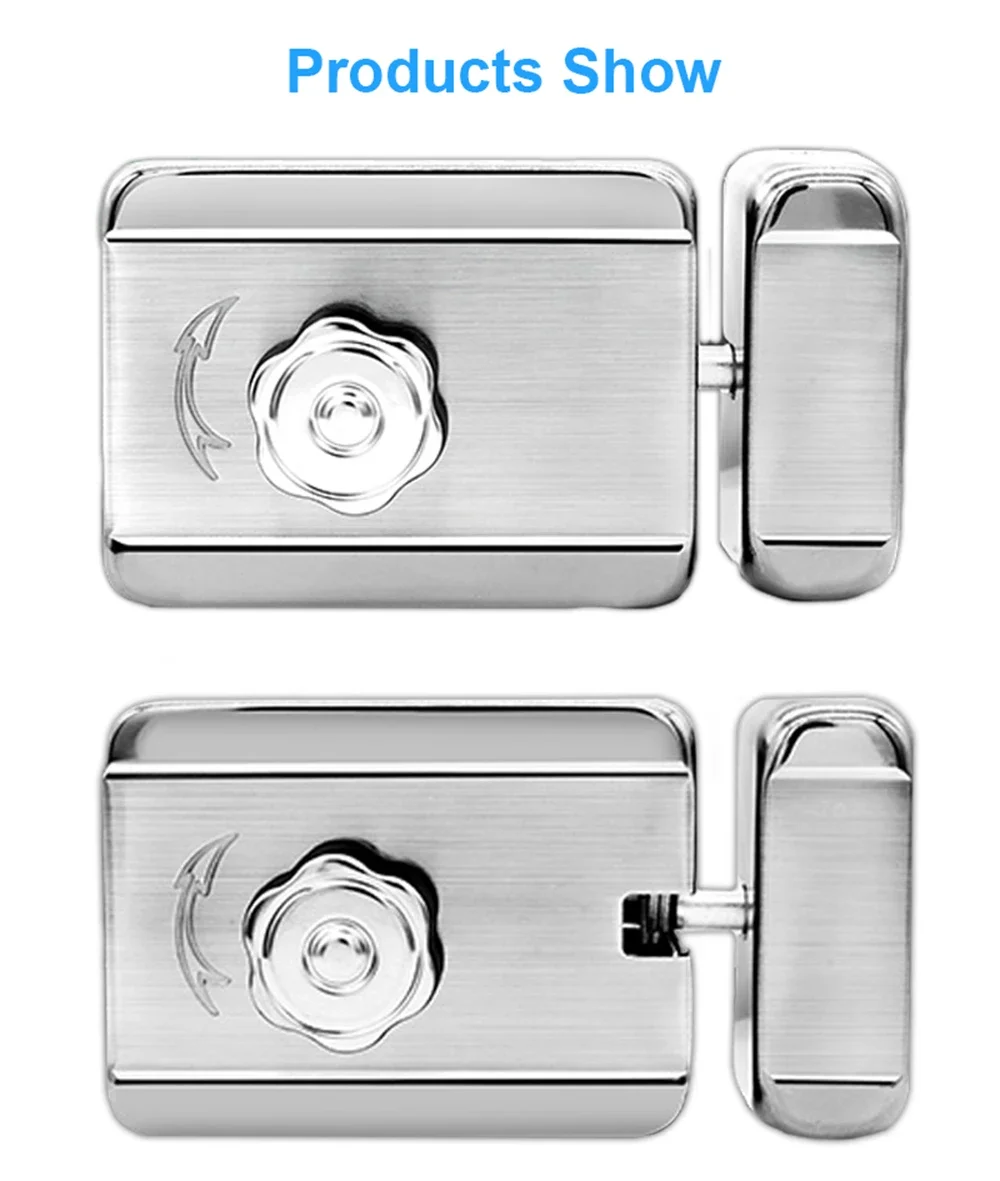 Left Right Open Lock Electric Door Lock Motor Drive Lock For Video Door ...