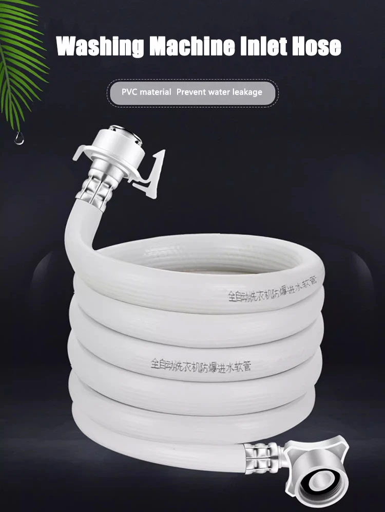 Plastic 1.5 Meter Pvc Washing Machine Inlet Hose With White Color - Buy ...