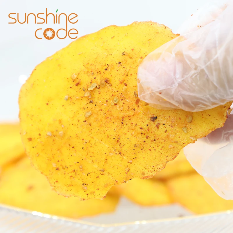 Sunshine Code Chinese dried spicy red mango strips mango fruit carton dried mango importer ...