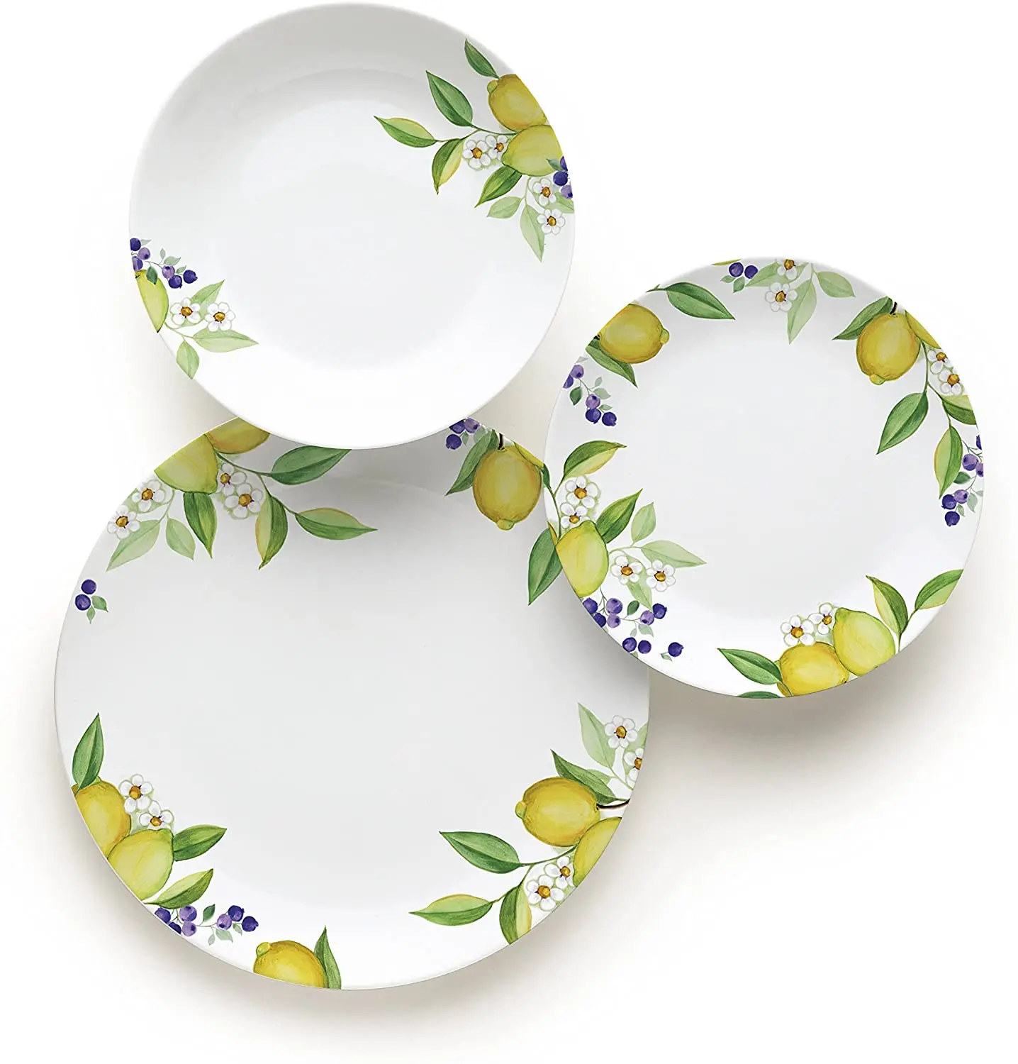 Lemon Theme Porcelain Dinnerware Sets Chinaware Decal Porcelain Plate ...
