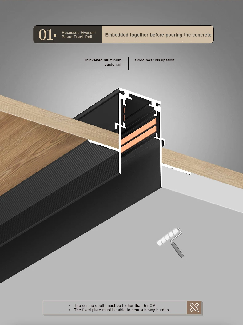 New Designer Tendencia Modern Recessed Indoor Lighting 12w 25w 30w 45w ...