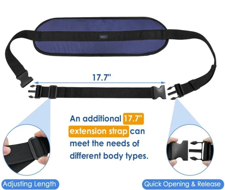gait transfer Safety Patient belt with leg loops vinylgait band Cotton ...